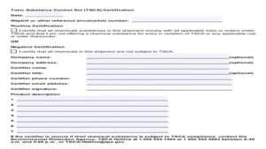 FedEx TSCA Form: Meaning, Types, How To Fill It & Validity - threaller
